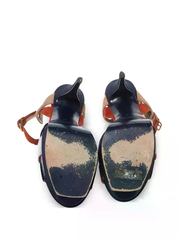 Saint Laurent 140mm Tribute Sandals - Red