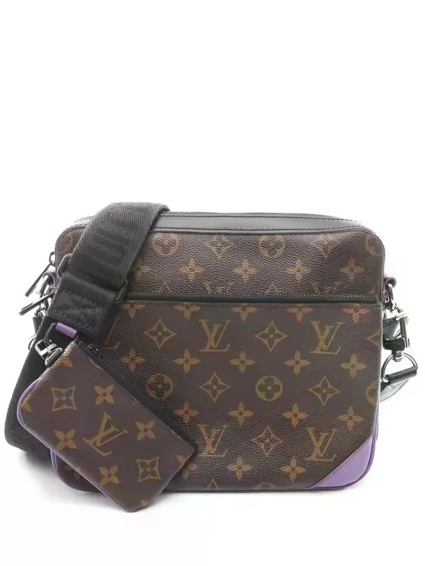 LOUIS VUITTON Trio Messenger Bag Monogram Macassar 2021 - Brown