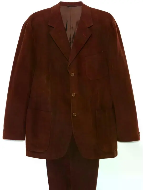 ROMEO GIGLI 1990s Cotton Suit - Brown