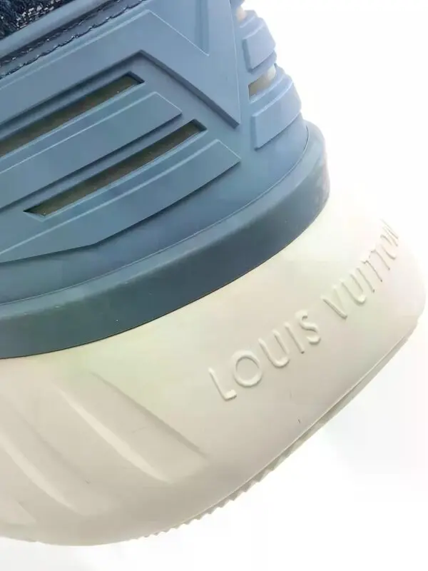 LOUIS VUITTON Fastlane Denim Sneakers - Blue