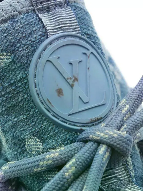 LOUIS VUITTON Fastlane Denim Sneakers - Blue