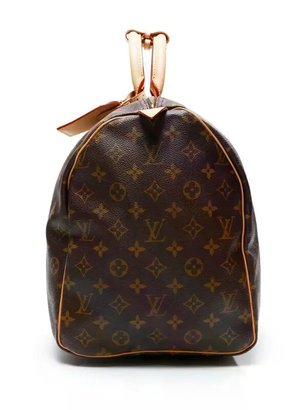 LOUIS VUITTON 1997 Monogram Keepall 50 Boston Bag - Brown