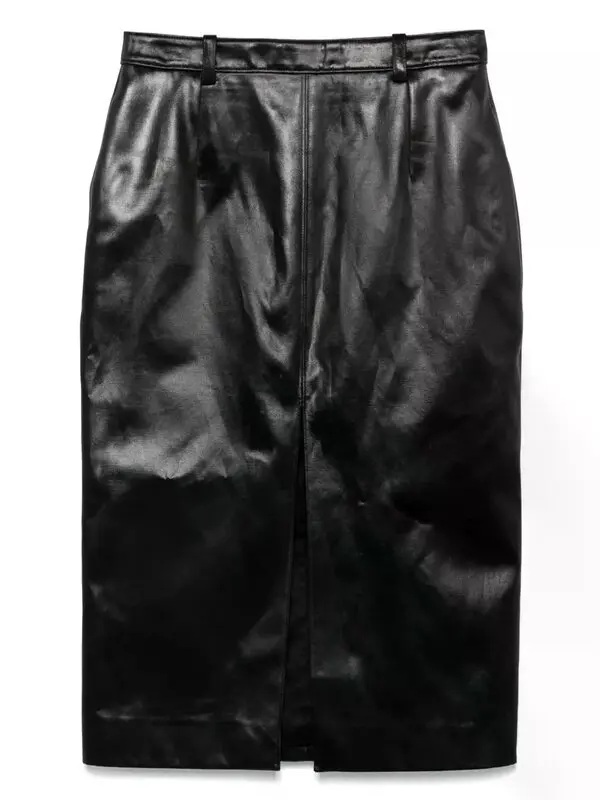 Saint Laurent Pencil Midi Skirt