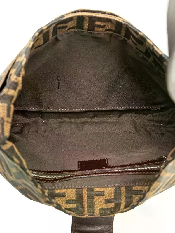 Fendi 20th Century Zucca Canvas Shoulder Bag