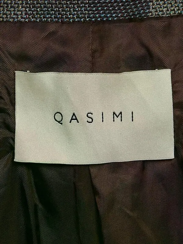 QASIMI Single-breasted Plaid Blazer
