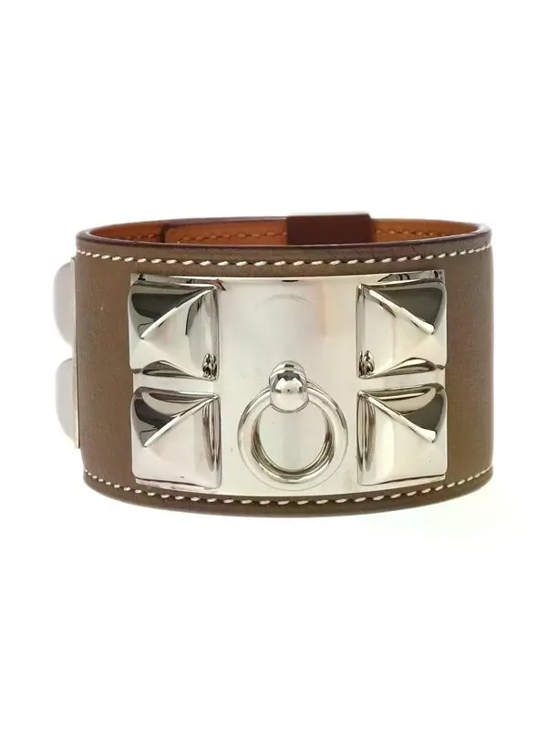 Hermès 2015 Collier De Chien Bangle - Grey