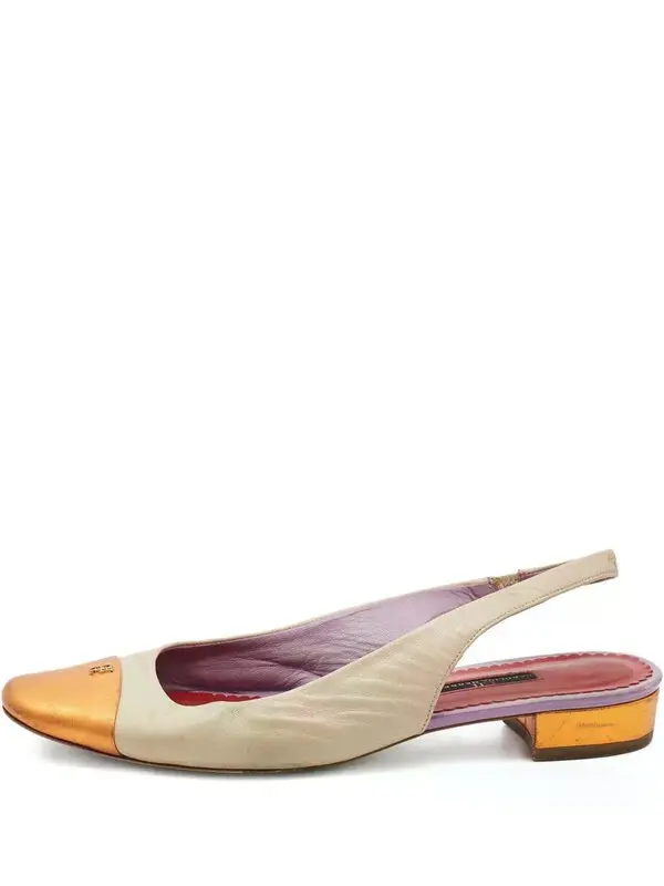 Carolina Herrera Slingback Flat Pumps