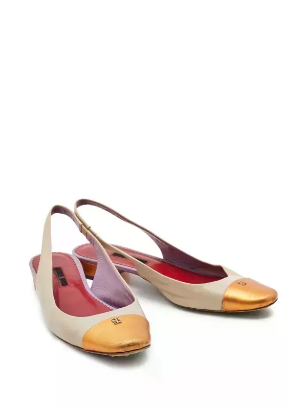 Carolina Herrera Slingback Flat Pumps
