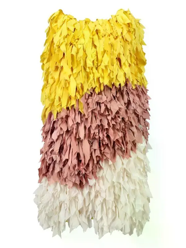 GIANLUCA CAPANNOLO Fringed Mini Dress