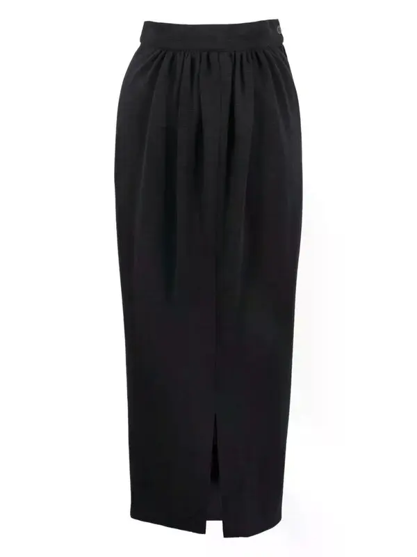 Gianfranco Ferre Wool Midi Skirt