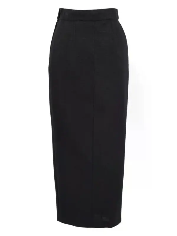 Gianfranco Ferre Wool Midi Skirt