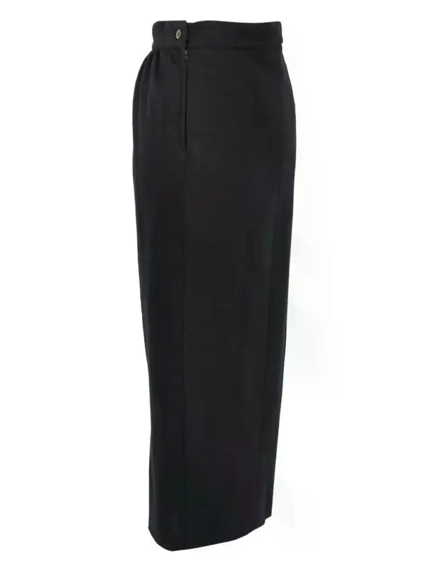 Gianfranco Ferre Wool Midi Skirt