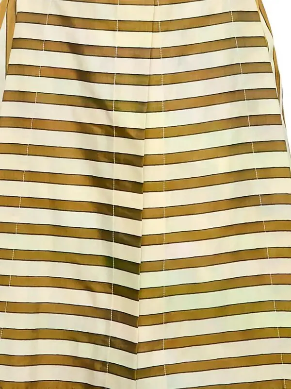 Fendi Striped Midi Skirt