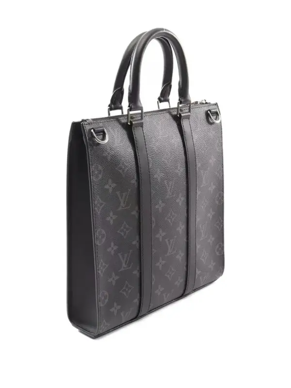LOUIS VUITTON 2021 Sac Plat Monogram Eclipse Handbag