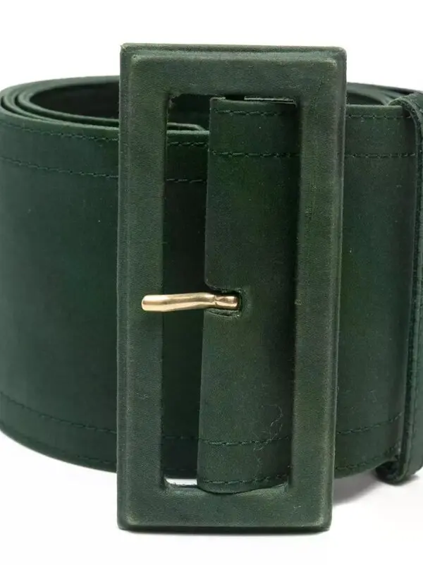 Celine 2000s Rectangle-buckle Belt