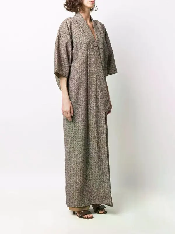 A.N.G.E.L.O. VINTAGE CULT 1970s Geometric Print Kimono