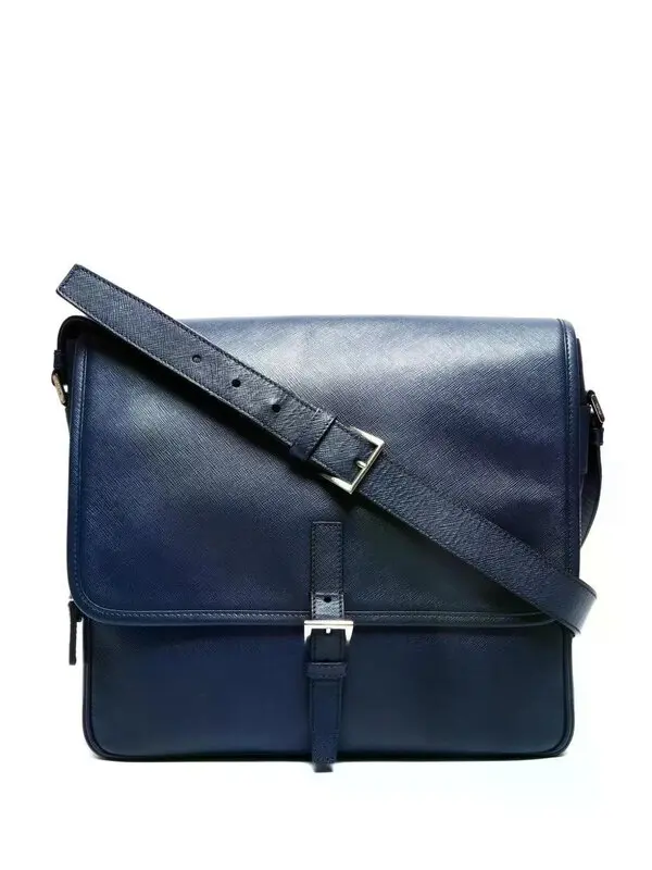 Prada 2010-2020s Buckle Shoulder Bag