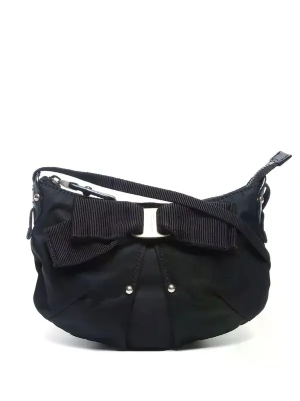 FERRAGAMO 1990s Vara Bow Shoulder Bag