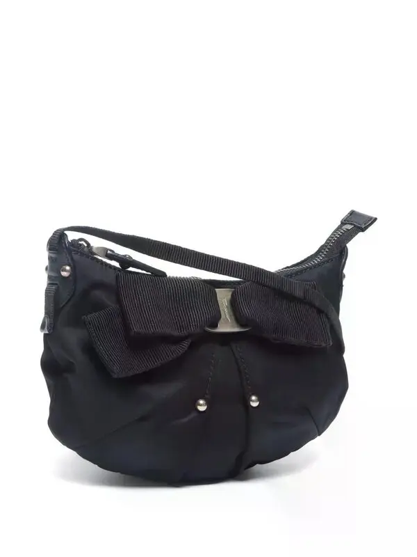 FERRAGAMO 1990s Vara Bow Shoulder Bag