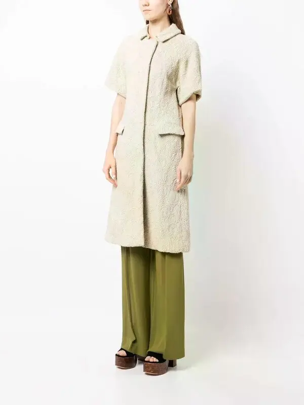 Bottega Veneta Jacquard Short-sleeved Coat