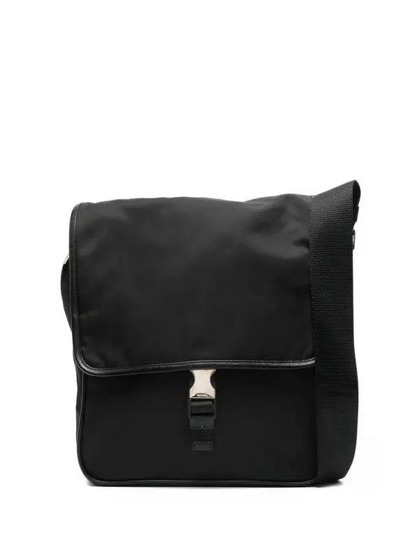 Prada 2010s Buckle Messenger Bag