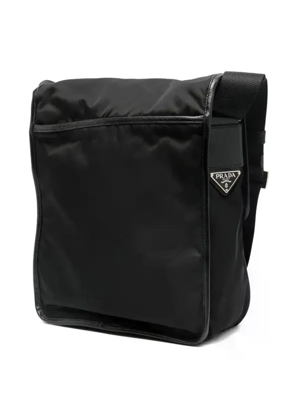 Prada 2010s Buckle Messenger Bag
