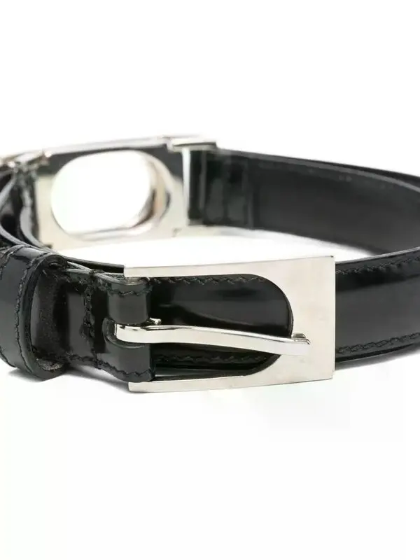 Versace 1990s Leather Belt