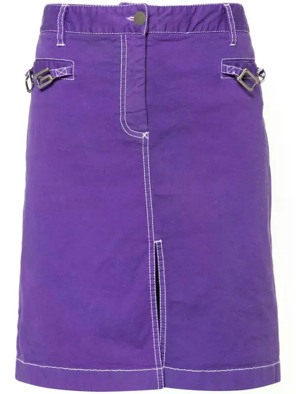 Dolce & Gabbana 2000s Low-rise Skirt - Purple