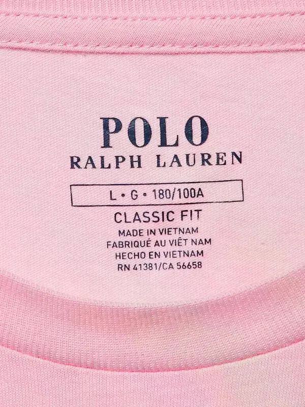 Polo Ralph Lauren Embroidered-logo T-shirt - Pink