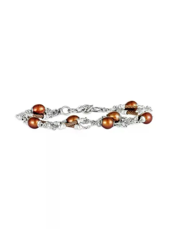 CHARRIOL Pearl-embellished Bracelet - Silver