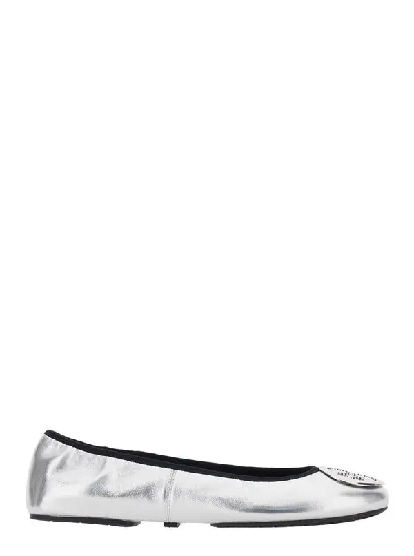 Tory Burch Ballerinas With Logo - Grey