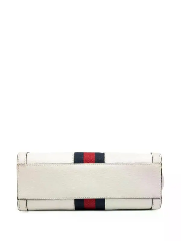 Gucci Small Leather Ophidia Satchel - White