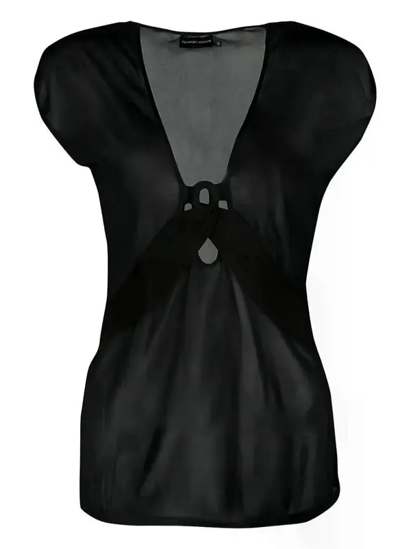 Giorgio Armani Cut-out Top