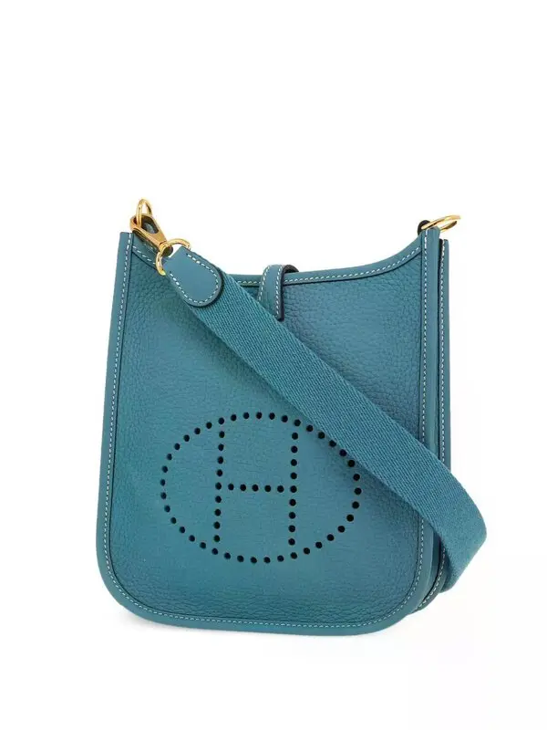Hermès Mini Evelyne Shoulder Bag - Blue