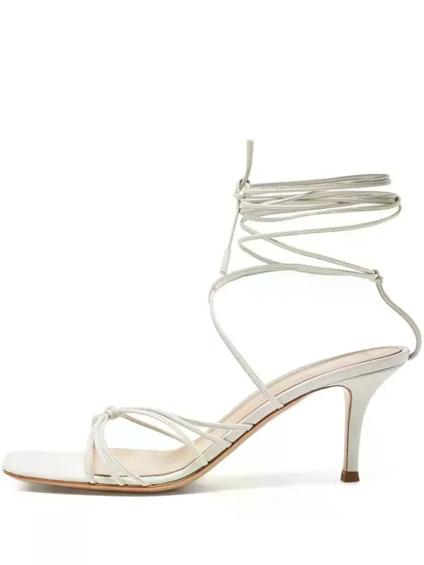 GIANVITO ROSSI Strappy Heeled Sandals - White