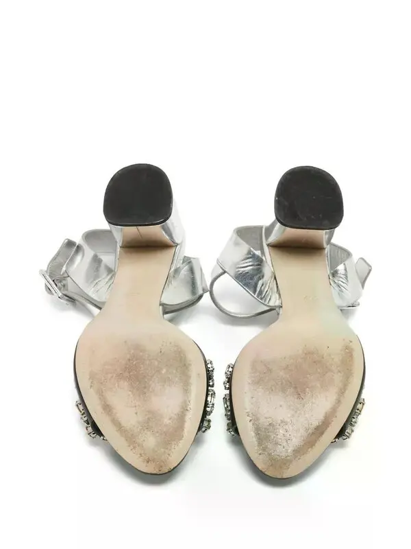 Miu Miu 70mm Crystal-embellished Sandals