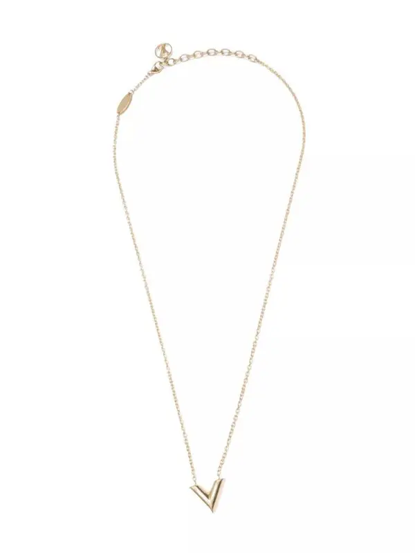 LOUIS VUITTON 2020 Pendant Chain Necklace - Gold