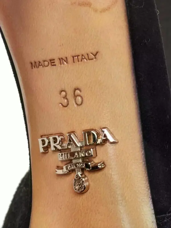 Prada Eyelet-embellished Suede Sandals