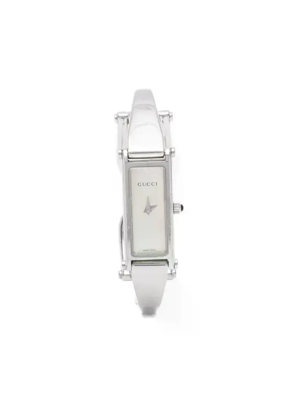 Gucci 2010s 1500l Rectangular 8mm - Silver
