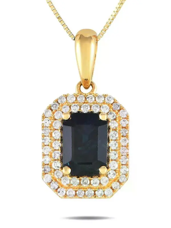 LB EXCLUSIVE 14kt Yellow Sapphire Necklace - Gold