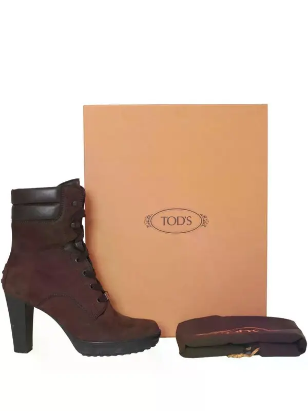 TOD'S 100mm Suede Boots