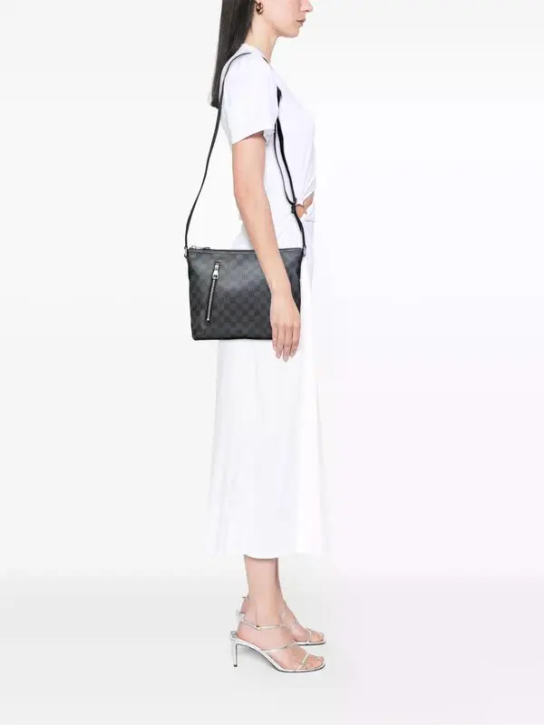 LOUIS VUITTON Damier Graphite Mick Pm Crossbody Bag - Black