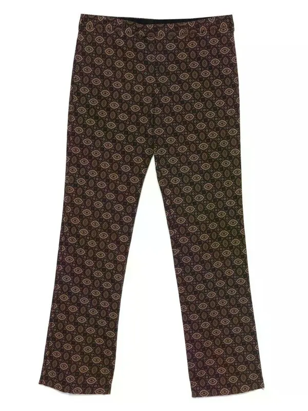Prada 2010s Kaleidoscopic-print Trousers