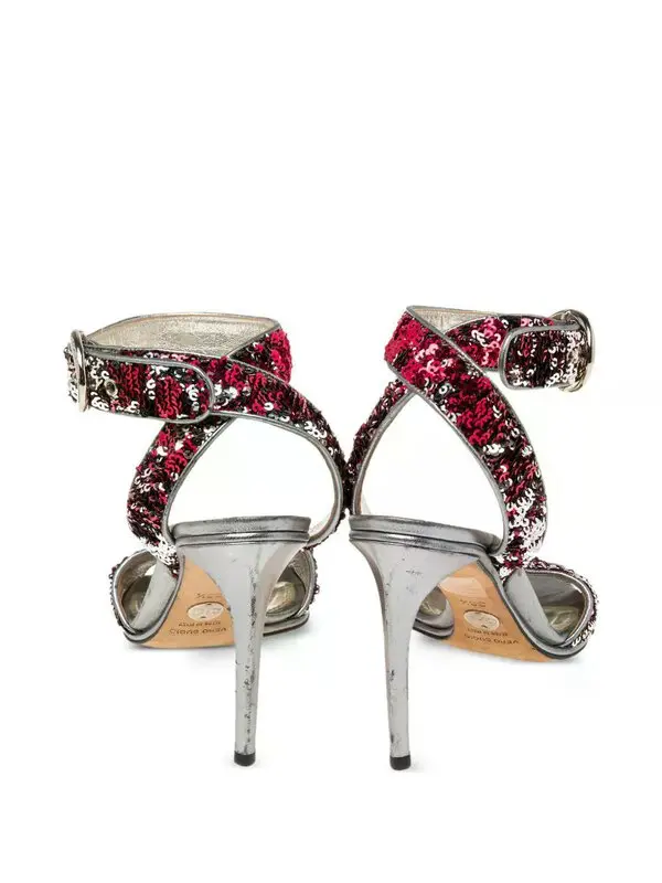 Dolce & Gabbana Metallic Heeled Sandals