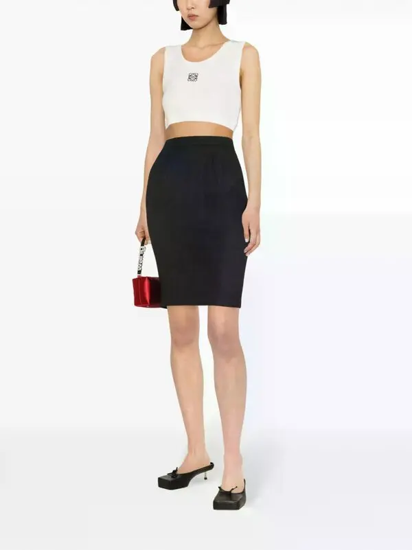 Valentino Garavani 1990s Wool Pencil Skirt