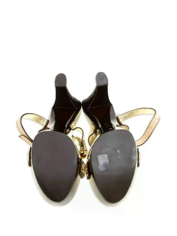 GIUSEPPE ZANOTTI 140mm Embellished Platform Sandals