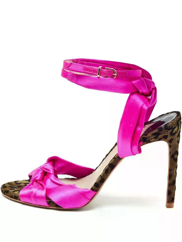 SOPHIA WEBSTER 105mm Bow-embellished Sandals - Pink