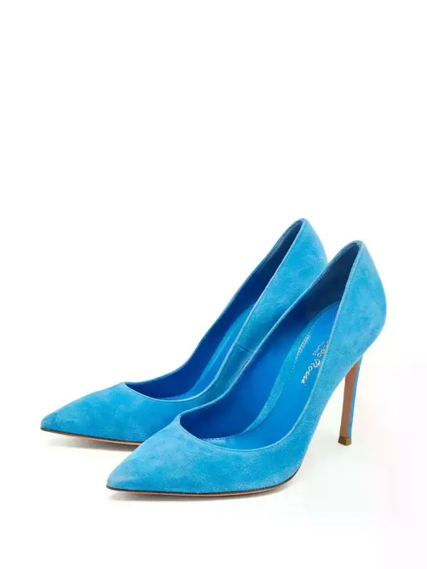 GIANVITO ROSSI 105mm Suede Pumps