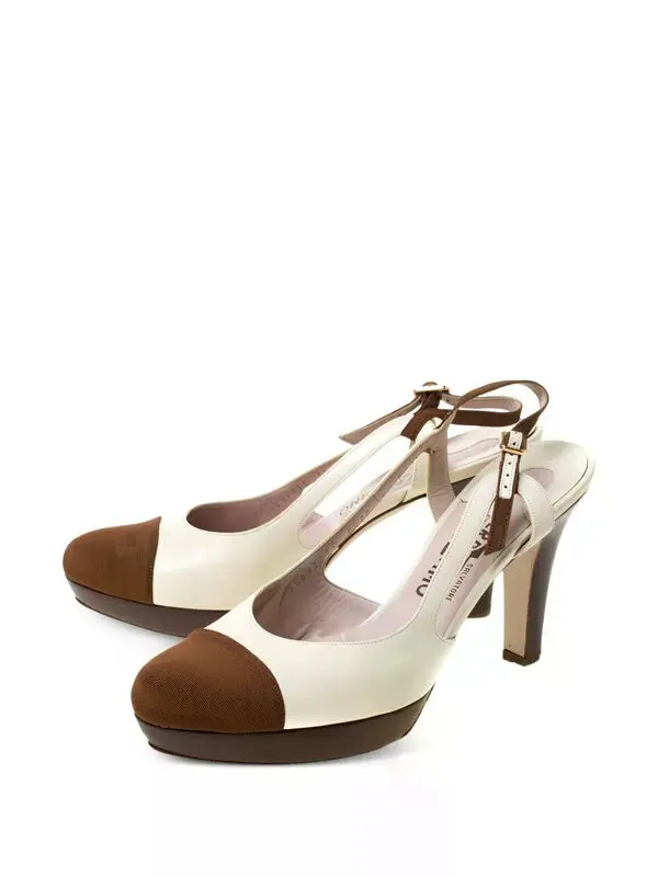 FERRAGAMO 100mm Slingback Pumps