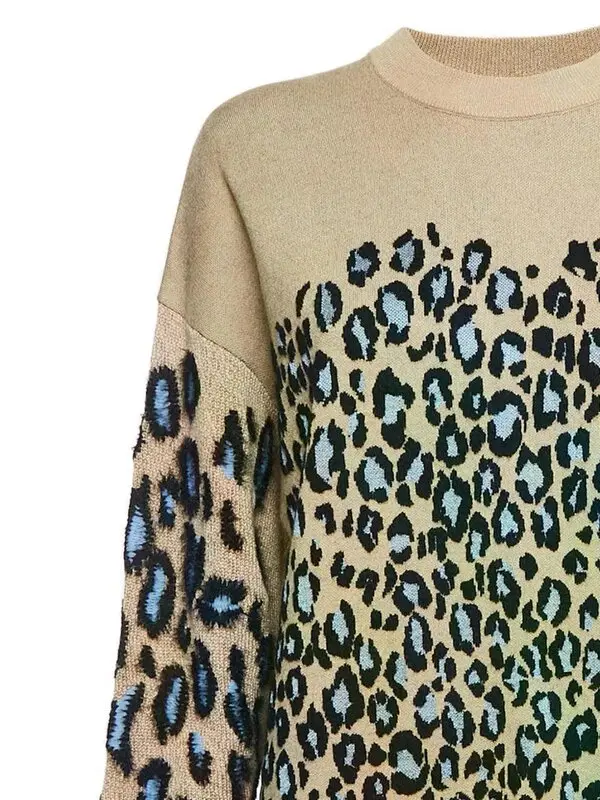 Kenzo Leopard-print Knitted Dress